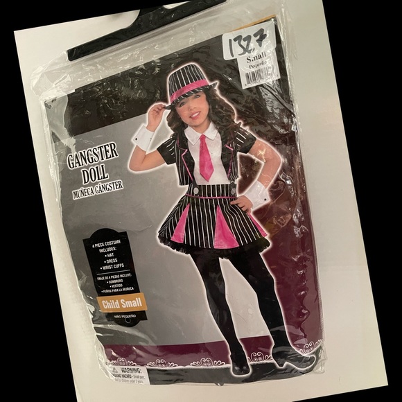 Amscan Halloween | Costumes | Child Gangster Doll Girl Costume Small 46 ...
